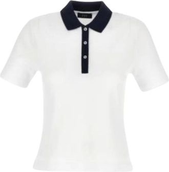 Fay Femme, Tops, Blanc, Taille: 40 FR Polo Chemises