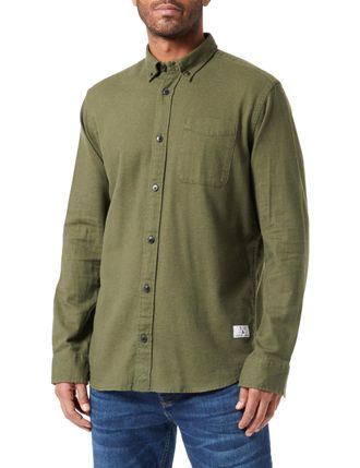 Jack & Jones Herren Jprblubrook Solid Twill Shirt L/S Freizeithemd 12238033,Grape Leaf/Fit:comfort Fit,XL