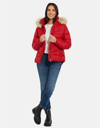 Threadbare Steppjacke (1-St) mit kuscheliger Kapuze