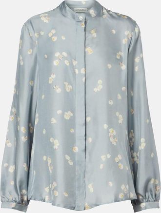 Altuzarra Chemise Magee en soie &agrave; fleurs