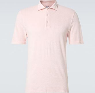 Fedeli Polohemd aus Baumwollfrottee