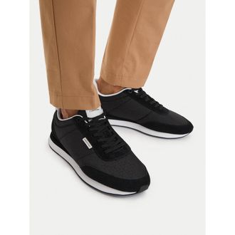 Calvin Klein Sneakers Calvin Klein Retro Runner Ripstop Aop Ny HM0HM02140 Schwarz