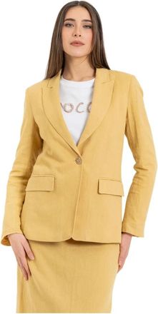 Kocca Femme, Vestes, Jaune, Taille: 40 FR Veste crois&eacute;e