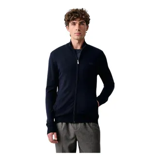 Guess Cardigan Magnus - Homme - Pulls - Bleu - Taille: 2XL