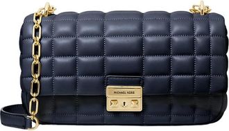Michael Kors Femme, Sacs, Bleu, Taille: ONE Size Tribeca LG Conv Chain Shldr