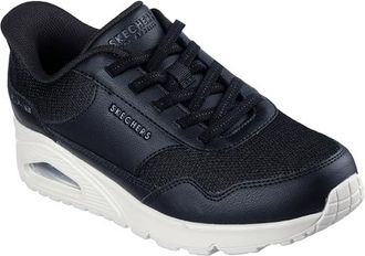Skechers Baskets Uno Banksia pour Femme, Noir, 42 EU
