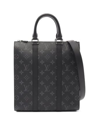 Louis Vuitton sac à main monogrammé Sac Plat (2021) - Noir