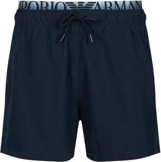 Armani Short de bain avec ceinture logotyp&eacute;e