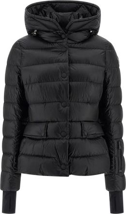 Moncler Femme, Vestes, Noir, Taille: 36 FR Armoniques Hooded Down Jacket