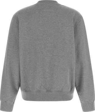 Maison Margiela Womens Gray Cotton Sweatshirt Clothing