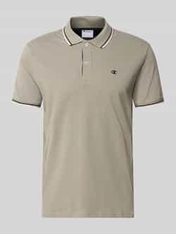 Champion Slim Fit Poloshirt mit Label-Stitching