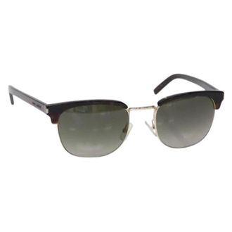 Saint Laurent Pre-owned Sonnenbrille aus Kunststoff - - Pre-owned - Damen - Braun - ONE SIZE