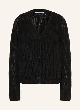 Iris Von Arnim Iris Von Arnim Strickjacke Aliva Mit Seide Und Leinen schwarz
