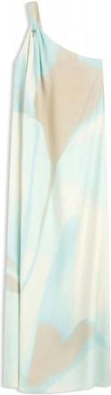 HUGO BOSS Femme, Robes, Multicolore, Taille: 44 FR Robe longue asym&eacute;trique Dantea