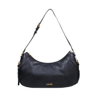 Liu Jo Femme, Sacs, Noir, Taille: ONE Size Sac &agrave; main en similicuir avec fermeture &eacute;clair