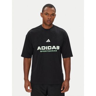 adidas T-Shirt Common Goal JM1752 Schwarz Loose Fit