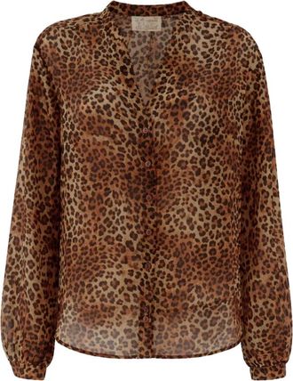 MC2 Saint Barth Femme, Blouses et Chemises, Brun, Taille: 40 FR Harper Blouse