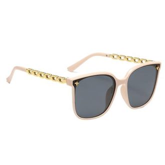 Generic Lunettes de soleil pour femme - Monture &eacute;l&eacute;gante - Lunettes de protection UV - Monture r&eacute;tro en m&eacute;tal - Lunettes de soleil tendance pour la conduite, 