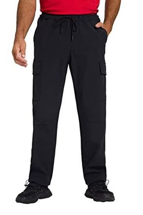 JP1880 Pantalon Softshell de Trekking, Cargo, Noir, XXXXL Homme