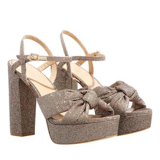 Michael Kors Sandalen - Josie Platform - Gr. 38 (EU) - in Gold - f&uuml;r Damen
