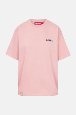 Derbe Derbe T-Shirt Moin Franz Damen Rosa GOTS Organic