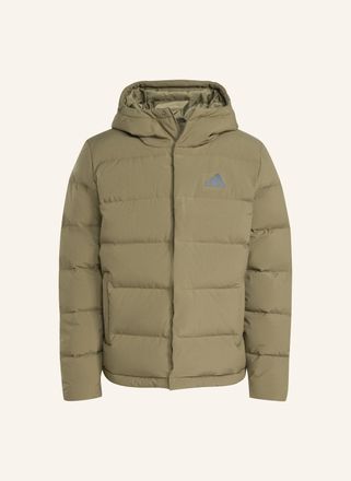 adidas Helionic Climawarm Daunenjacke Mit Kapuze gruen