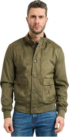 Yes-Zee YES Zee, Homme, Vestes, Vert, Taille: M Soft Fabric Jacket