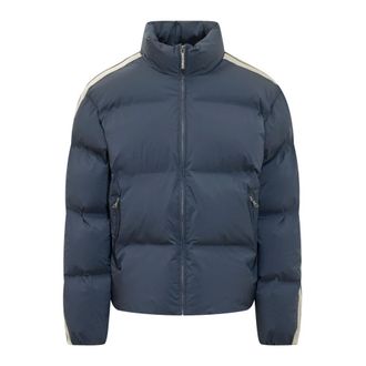 Palm Angels Homme, Vestes, Bleu, Taille: XL Classic Logo Track Down Jacket