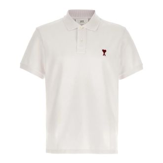 Ami De Coeur Polohemd aus Baumwoll-Piqu&eacute; - - Tops - unisex - Wei&szlig; - M