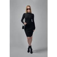 Courr&egrave;ges Circle Rib Knit Dress
