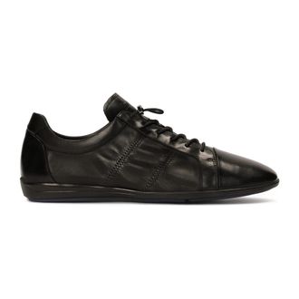 Kazar Casual Herrenhalbschuhe mit geknittertem Obermaterial - - Shoes - Herren - Schwarzk - 42 EU
