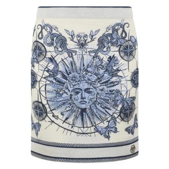 Philipp Plein Gestrickter Minirock Butterfly Tattoo - - Skirts - Damen - Mehrfarbig - S