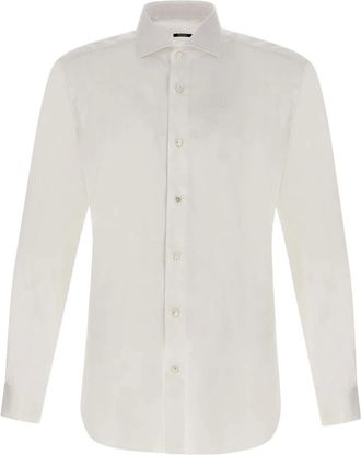 Barba Homme, Chemises, Blanc, Taille: 3XL Chemise en coton