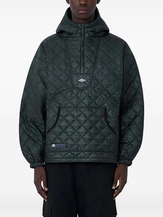 Umbro padded half-zip hoodie - Gr&uuml;n