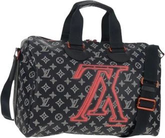 Louis Vuitton Sac Week-end en Toile Pre-owned - Femme - Pre-owned - Bleu - Taille: ONE Size