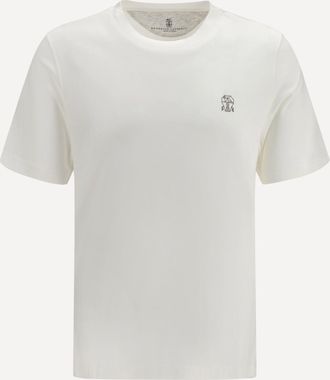 Brunello Cucinelli Logoed T-shirt Male S
