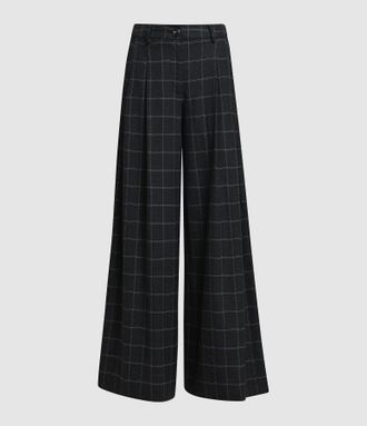 Essentiel Pantalon Kollection Blanc Cass&eacute; Gris Fonc&eacute;
