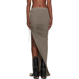 Rick Owens Femme, Robes, Gris, Taille: 36 FR Edfu Skirt