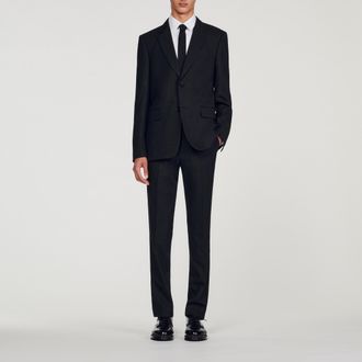 Sandro Anzugjacke aus Wolle