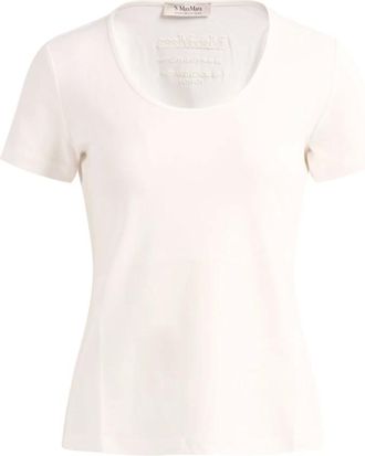Max Mara Femme, Tops, Blanc, Taille: 36 FR Smmdiva T-Shirt