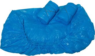 Bicap 10 St&uuml;ck Matratzen&uuml;berz&uuml;ge blau, 90 x 210 x 20 cm, wasserdicht, CPE - (Dicke: 20 My) (Matratzenschoner, Matratzenschonbezug, Matratzen&uuml;berzug Einwegma