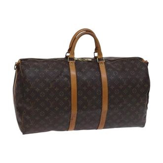 Louis Vuitton unisex, Pre-owned, Brun, Taille: ONE Size Sac de voyage en toile Monogram Pre-owned
