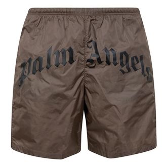 Palm Angels Herren, Bademode, Braun, LGr&ouml;&szlig;e