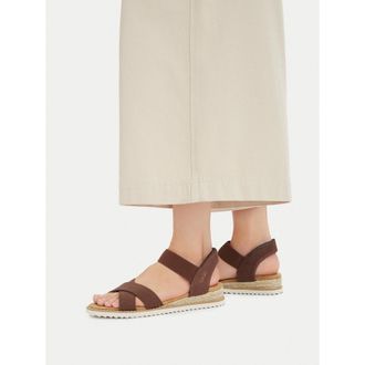 Skechers Sandalen Skechers BOBS Desert Kiss - Golden Lily 114418/CHOC Braun