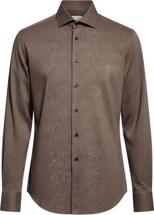 Xacus Homme, Chemises, Brun, Taille: 2XL 91622.006 Chemise Casual