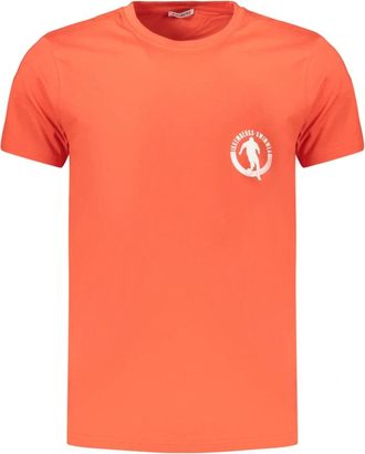 Dirk Bikkembergs Homme, Tops, Orange, Taille: M T-shirt &agrave; manches courtes Pupino