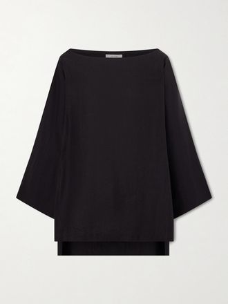 The Row Blouse Oversize En Lin Junia - Noir