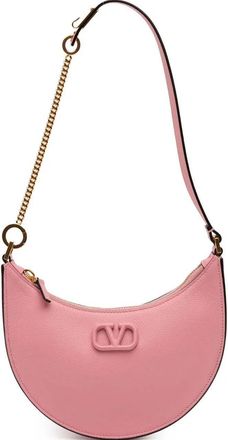 Valentino Garavani Hobo Bags - Mini Grainy Calfskin VLogo Hobo - Gr. unisize - in Gold - f&uuml;r Damen