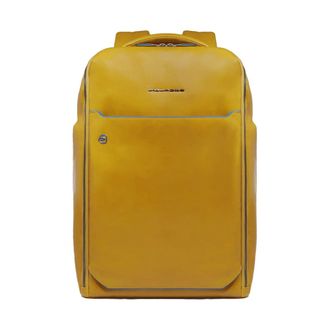 Piquadro Sac &agrave; dos Blue Square - Homme - Sacs - Jaune - Taille: ONE Size