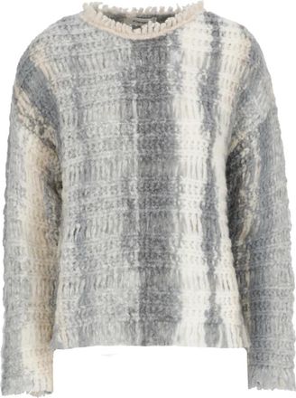 KANGRA Femme, Pulls, Gris, Taille: 36 FR Pull ras du cou